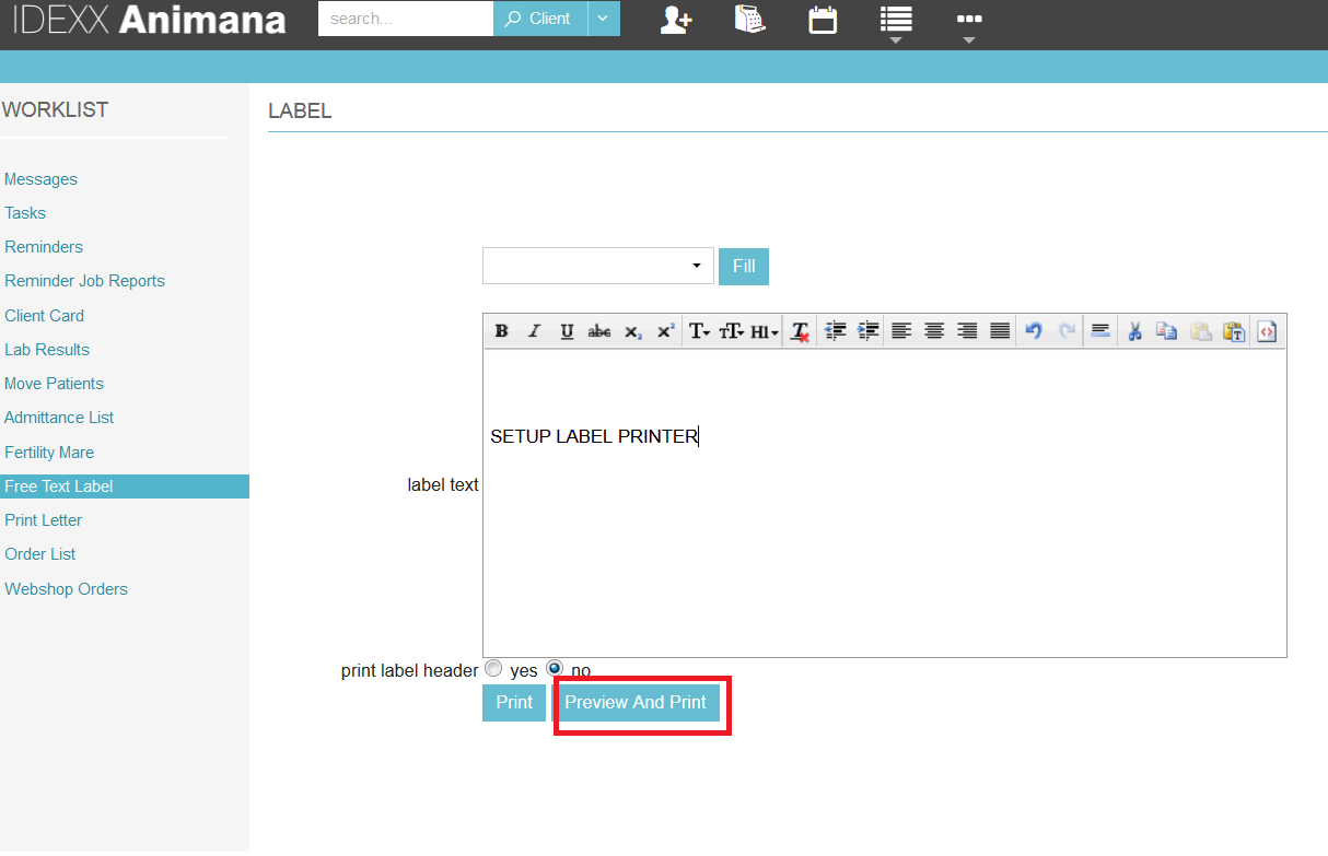 How do I set up a label printer for use with Animana? – Animana help hub