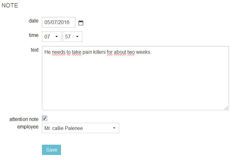 How do I create a note in the patient file? – Animana help hub