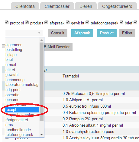 Hoe kan ik een recept uitprinten voor medicatie uit de humane apotheek ...