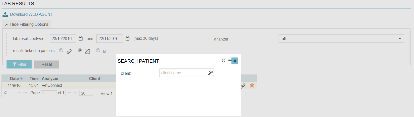 Worklist – Lab Results – Animana Knowledge Base