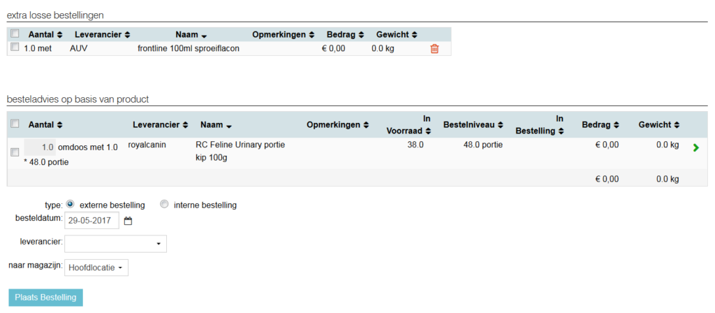 Hoe maak ik een bestellijst? – Animana help hub