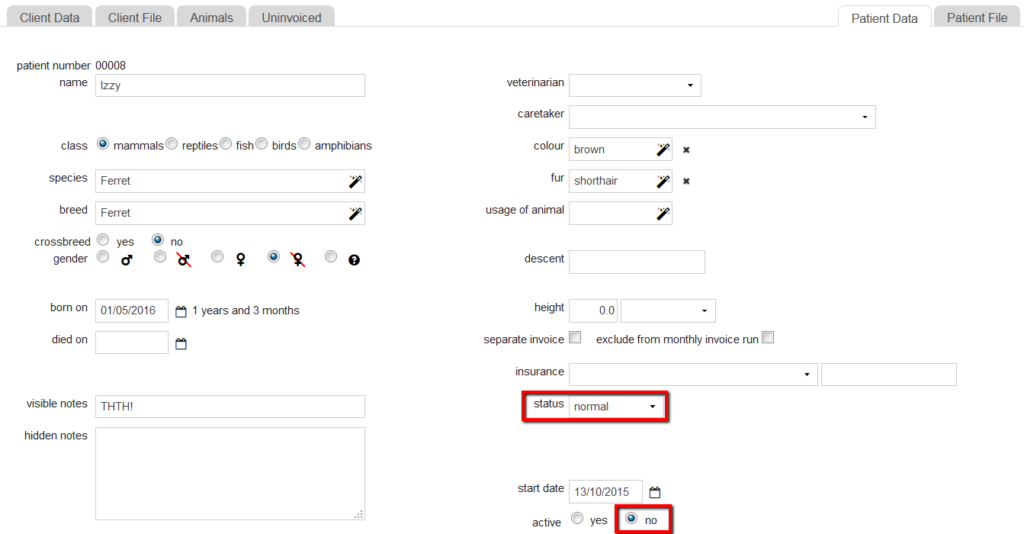 How do I make a client inactive? – Animana help hub